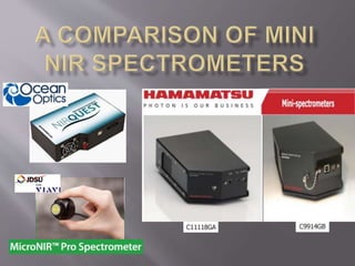Mini nir spectrometers | PPTX