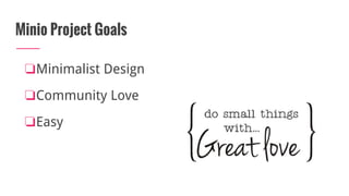 Minio hearts Go | PPT