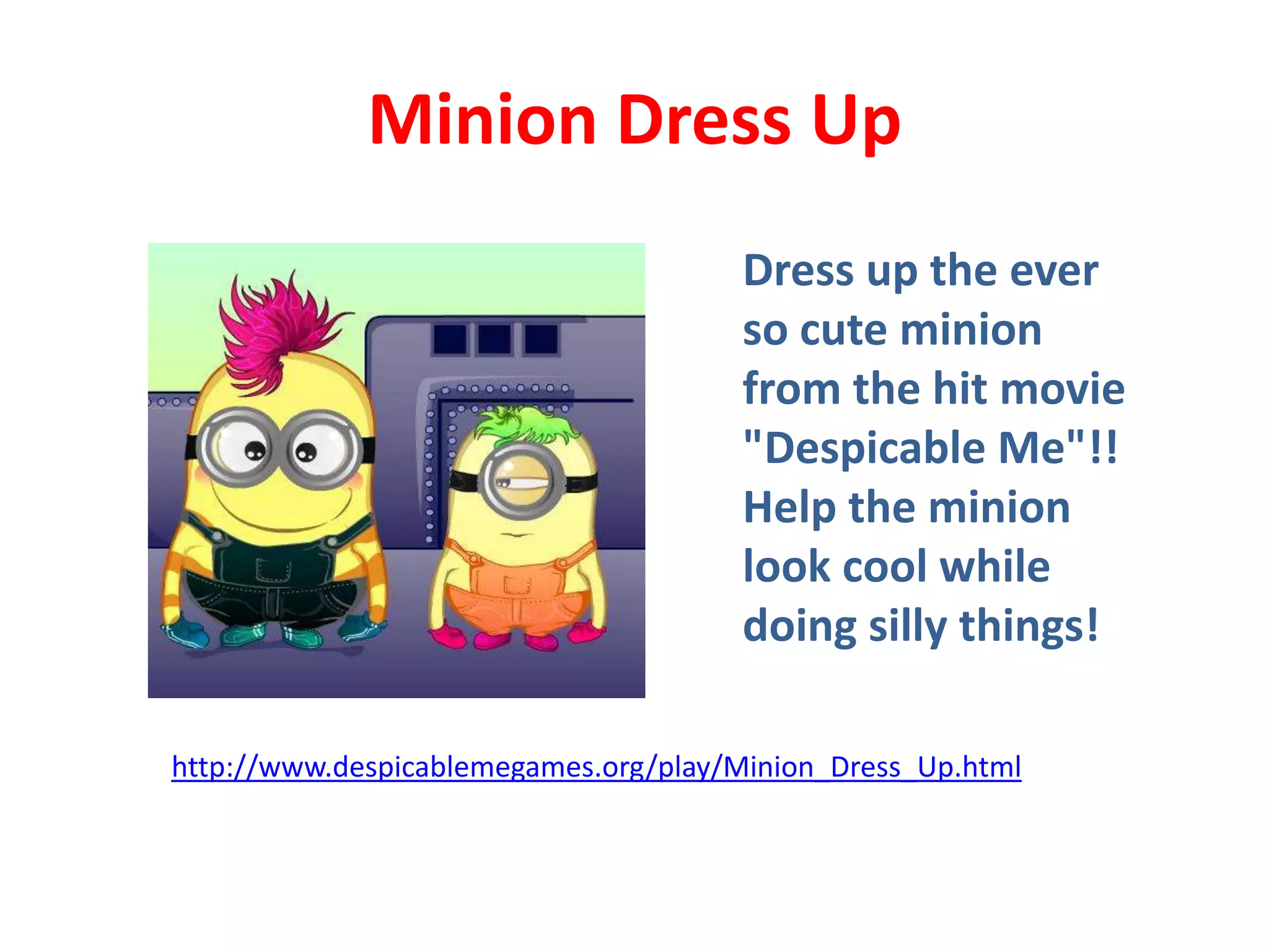 Minion Games Online | PPTX