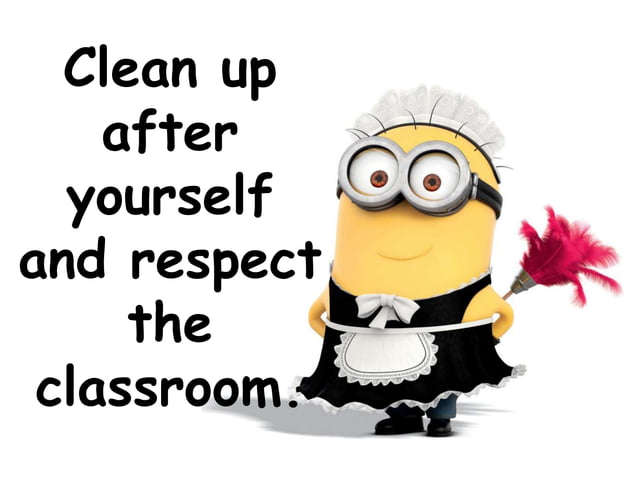 Minions classroomrulesposterseditable