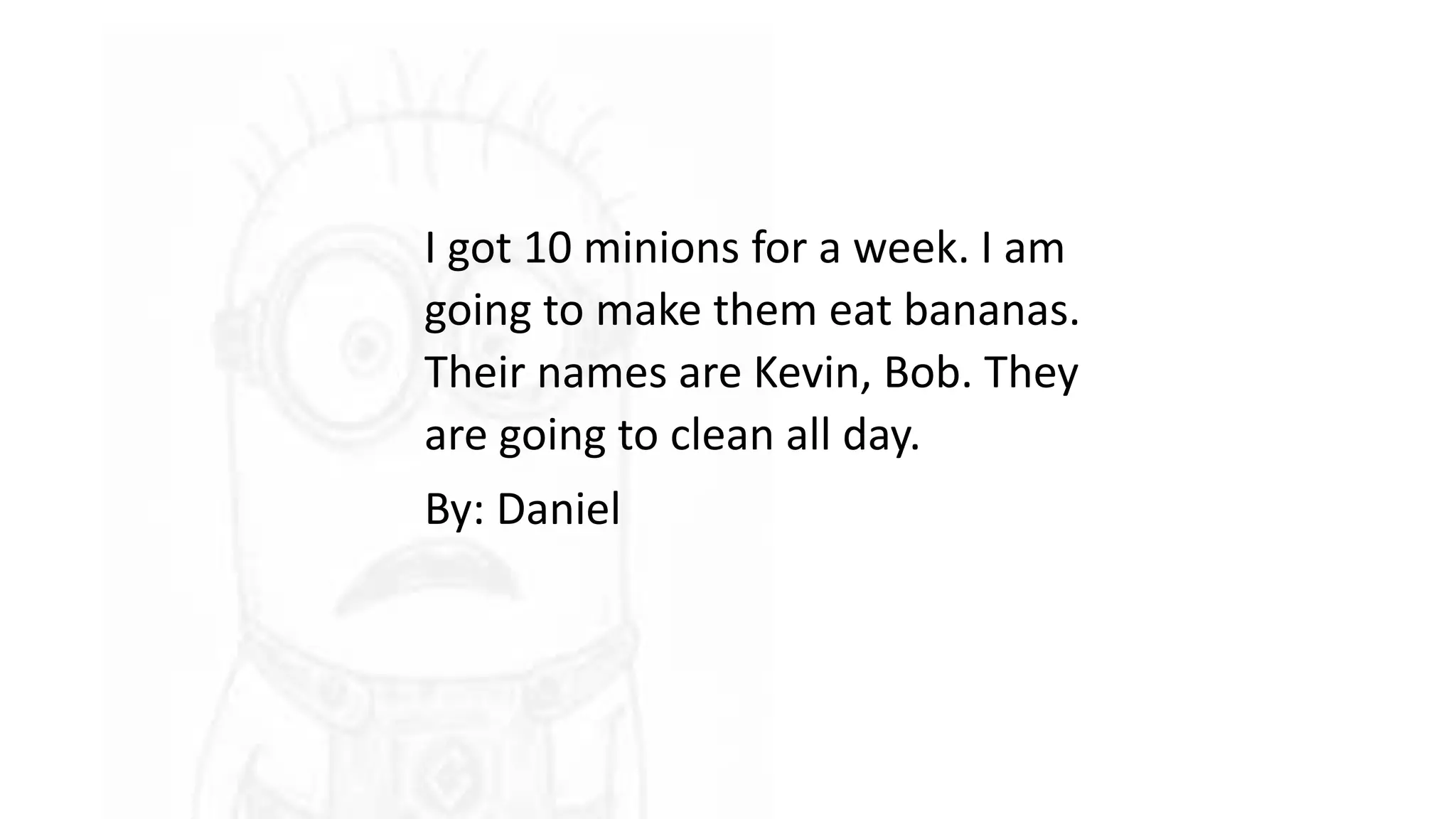Minion stories | PPT