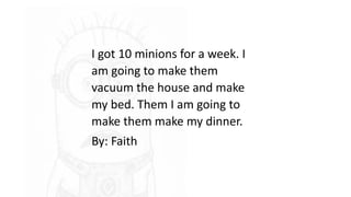 Minion stories | PPT