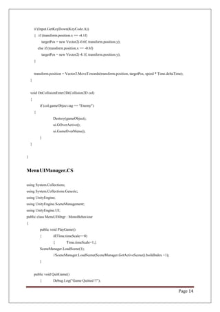 Dot Net Project Mini Game | PDF