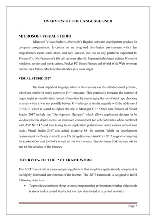 Dot Net Project Mini Game | PDF