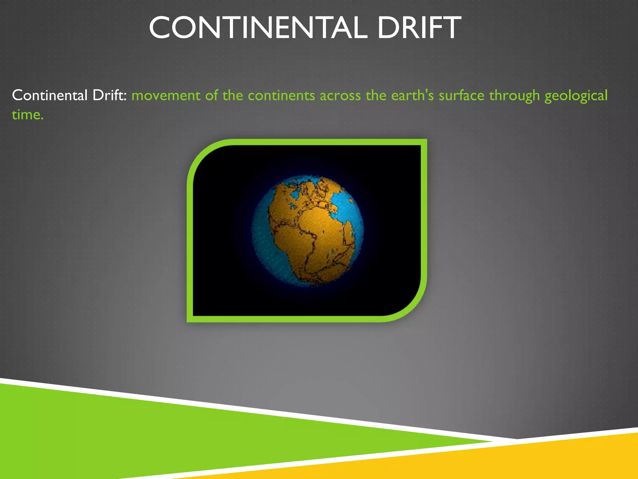 Mini poster 2 continental drift | PPT