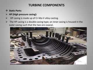 STUDY AND ANALYSIS OF STEAM TURBINE AND TURBINE LOSSES | PPTX