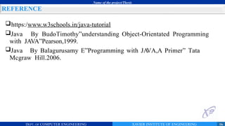 Mini project topic selection for computer enginneering students | PPT
