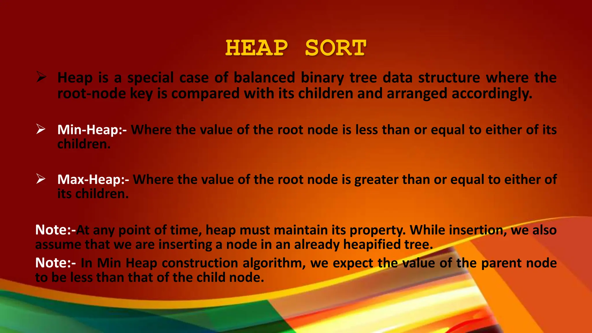 Power point presentation of Sorting Techniques | PPT