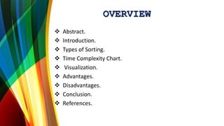 Power point presentation of Sorting Techniques | PPT