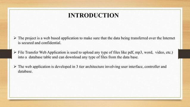 mini proj_batch1.pptx online secure file transfer system | PPTX | Computer Software and ...