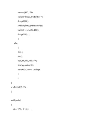 Graphical representation of Stack | DOC