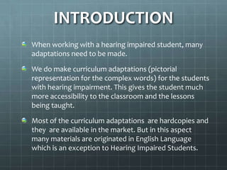 A COMPARATIVE STUDY OF CAPTIONED VIDEO AND FACE-TO-FACE INSTRUCTION IN ...