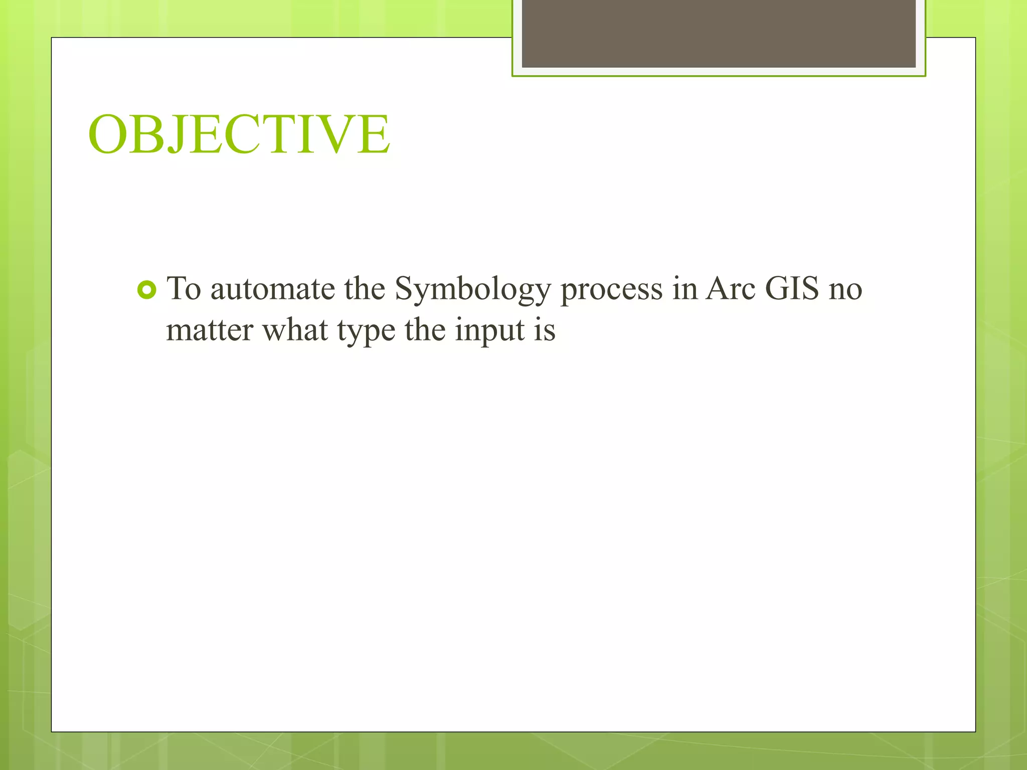 Symbology Automation Using Arcpy Ppt