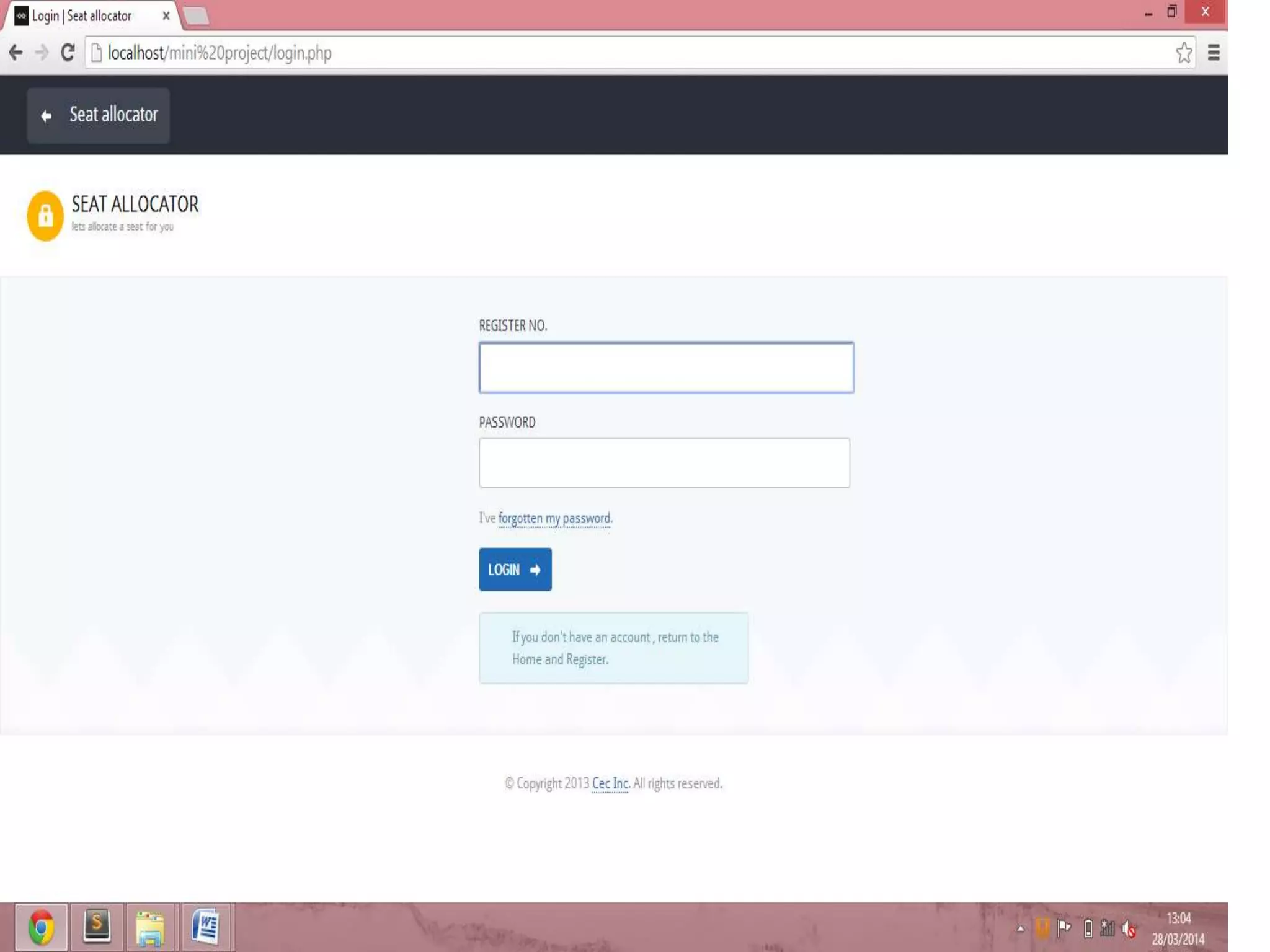 Examination Hall Allocation | PPTX