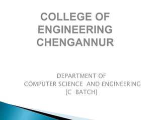 Examination Hall Allocation | PPTX