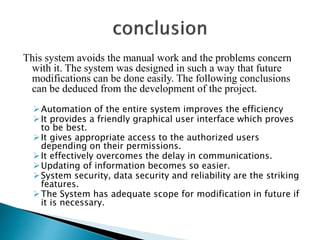 Examination Hall Allocation | PPTX
