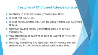 RFID attendance system | PPTX