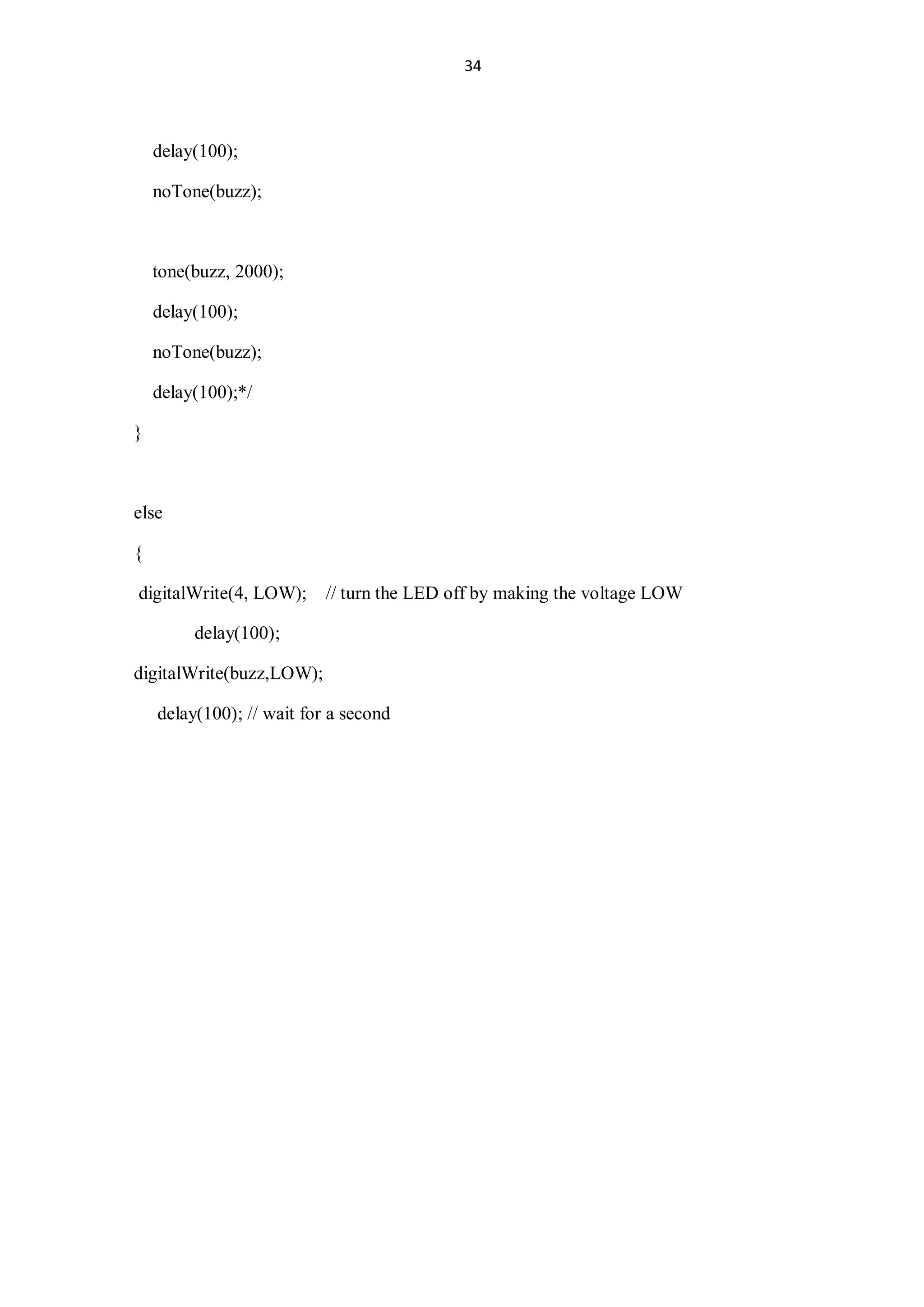 Arduino Based Collision Prevention Warning System | PDF