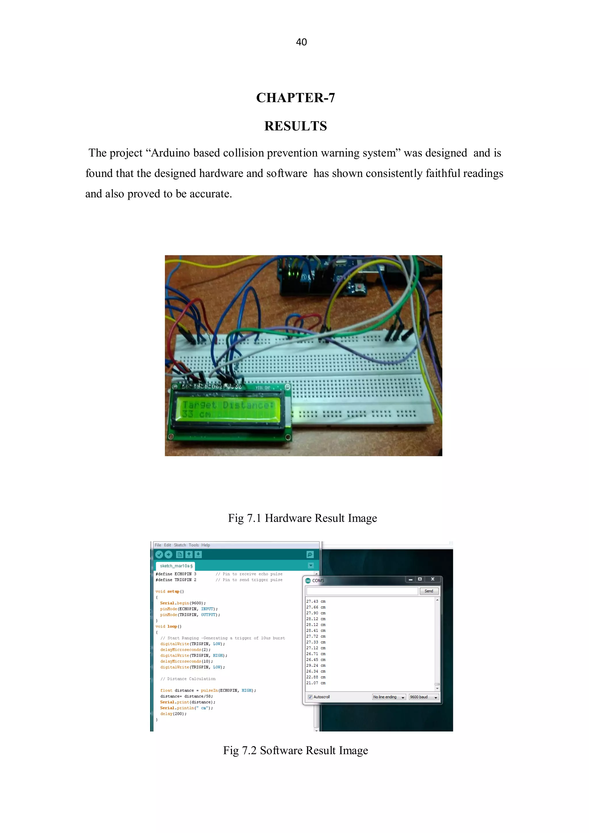 Arduino Based Collision Prevention Warning System | PDF