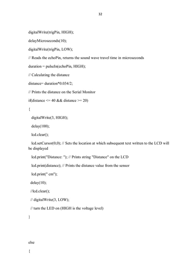 Arduino Based Collision Prevention Warning System | PDF