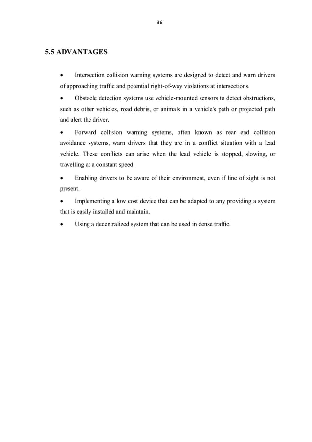 Arduino Based Collision Prevention Warning System | PDF
