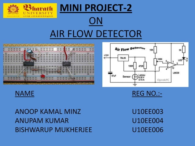 Air Flow Detector Project | PPT
