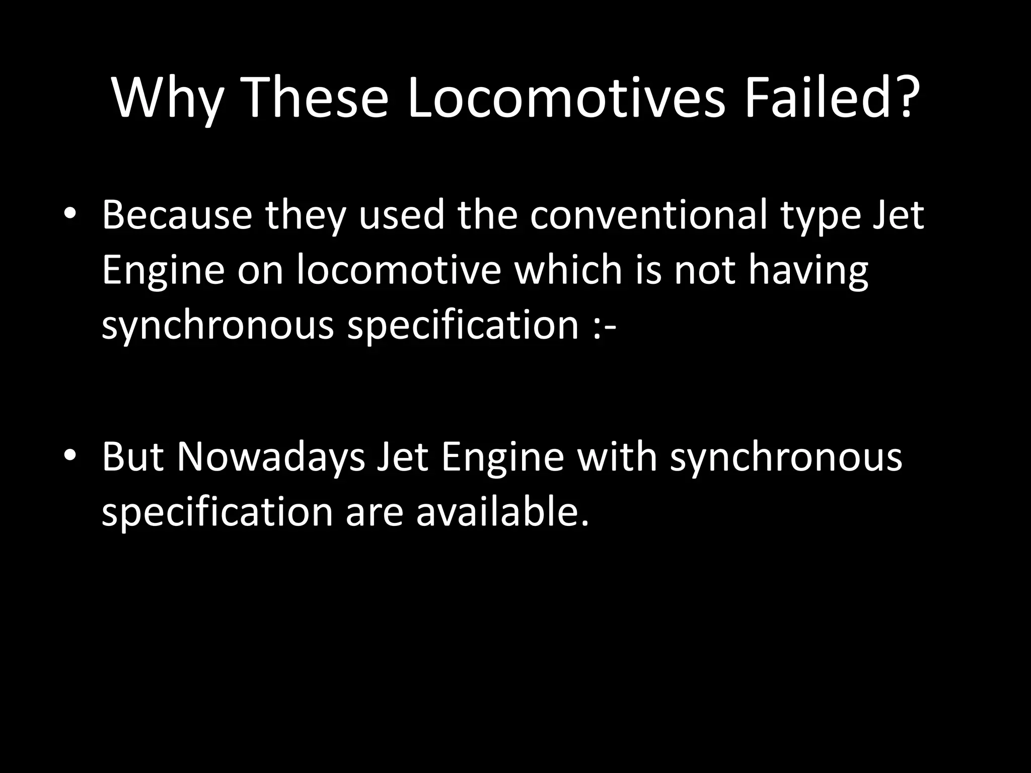 Mini project Jet Engine Powered Locomotive | PDF