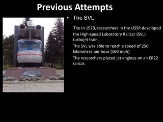Mini project Jet Engine Powered Locomotive | PPT