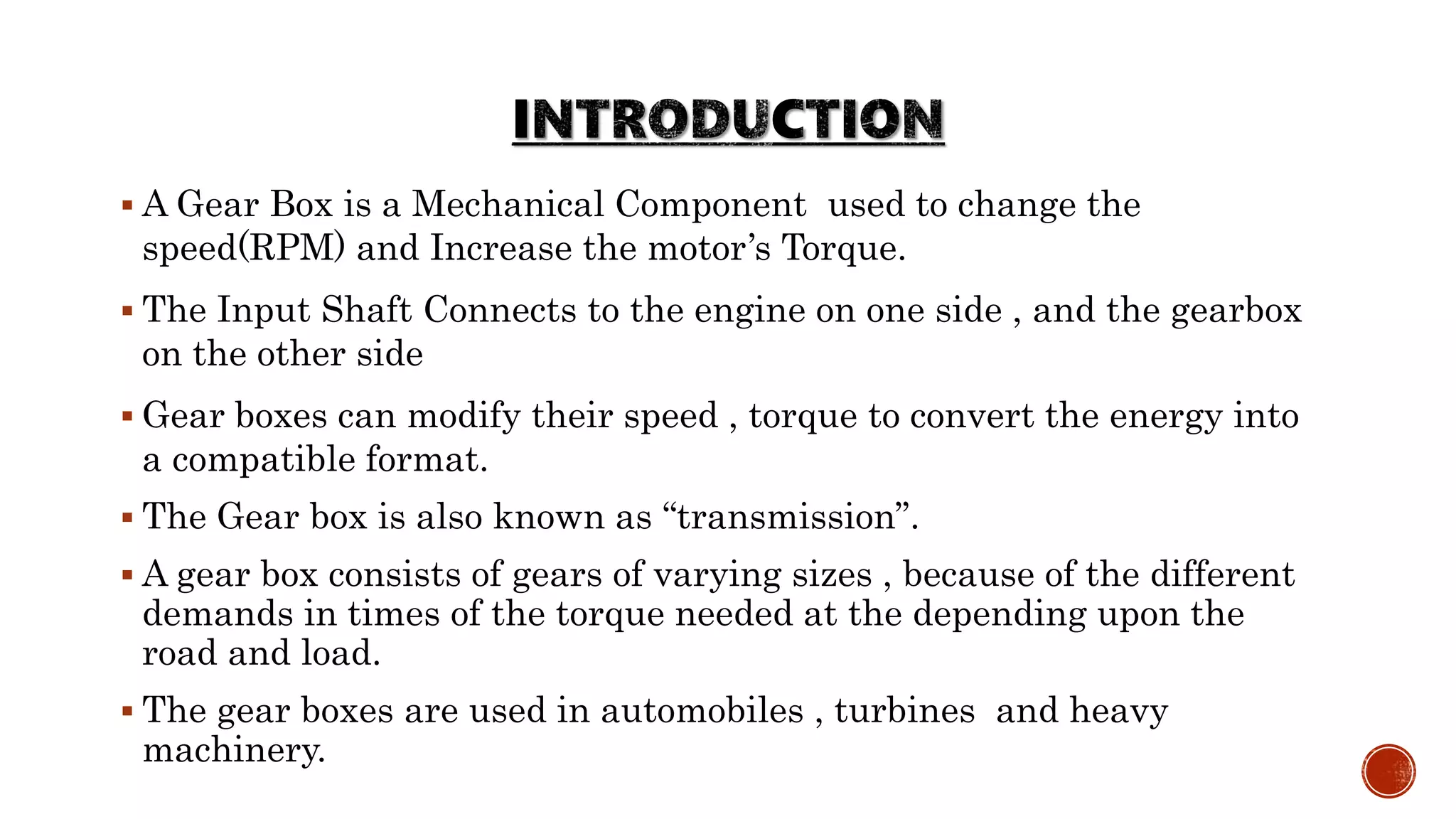 5 Speed gear box mechanism.pptx