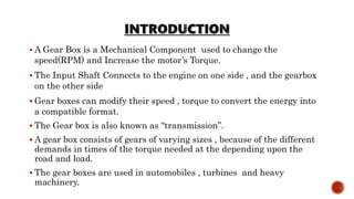 5 Speed gear box mechanism.pptx