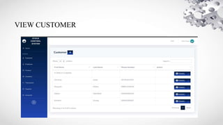 Inventory management system report for the | PPTX
