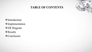 Inventory management system report for the | PPT