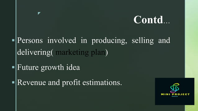 MINI PROJECT.ppt for mba 1 st semeter of AKTU | PPT