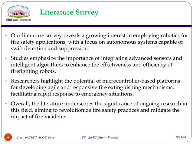 Mini Project for fire extuingusher based on pic microcontroller .pptx | Robotics | Technology ...