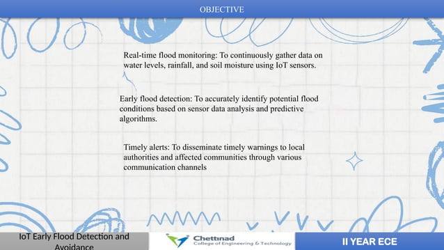 Iot based early flood detection and avoidance of engineering | PPTX