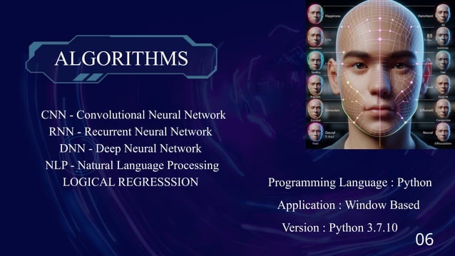 Mini Project Pptx Presentation Emotion Detection Using Facial