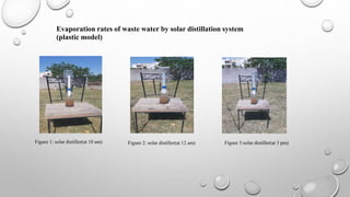 Low Cost Solar Waste Water Treatment | PPTX