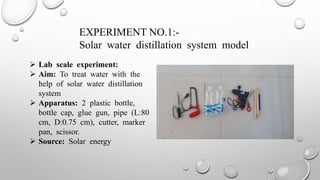 Low Cost Solar Waste Water Treatment | PPTX