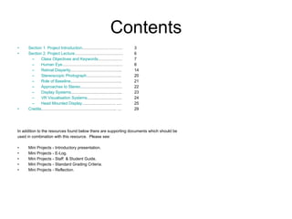 Mini Project- 3D Graphics And Visualisation | PPT