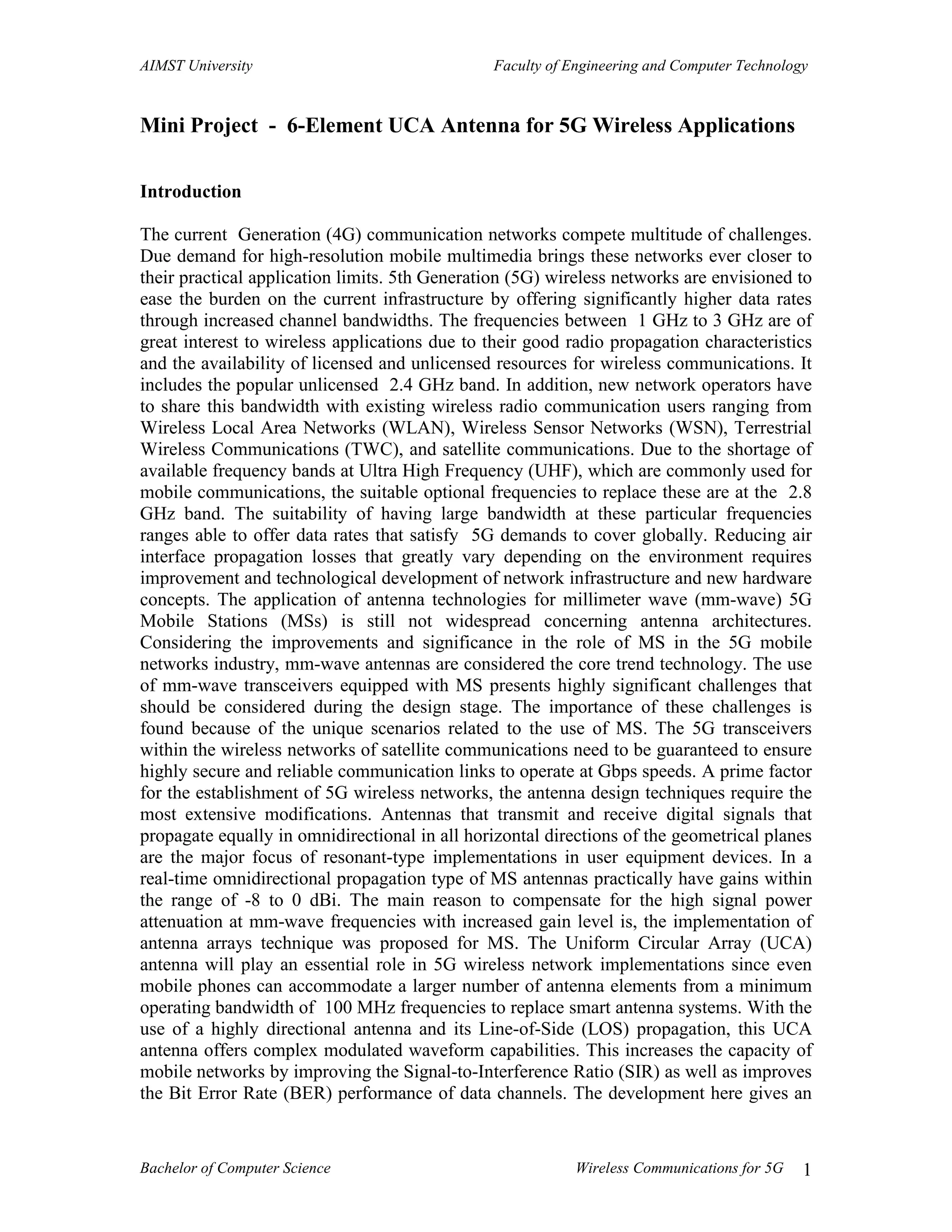 Mini Project - 6-Element UCA Antenna for 5G Wireless Applications.pdf