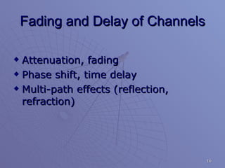 Mini Project Communication Link Simulation Channels And Noise Lecture | PPT