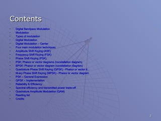 Mini Project Communication Link Simulation Digital Modulation ...