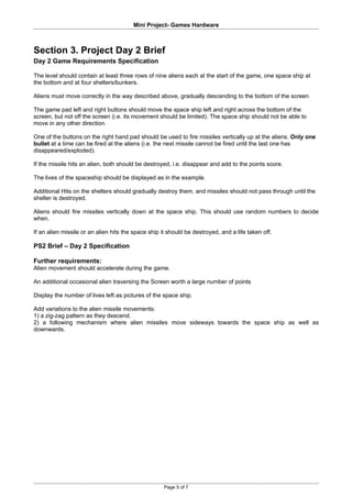 Mini Project- Game Hardware Development | DOC | Operating Systems ...