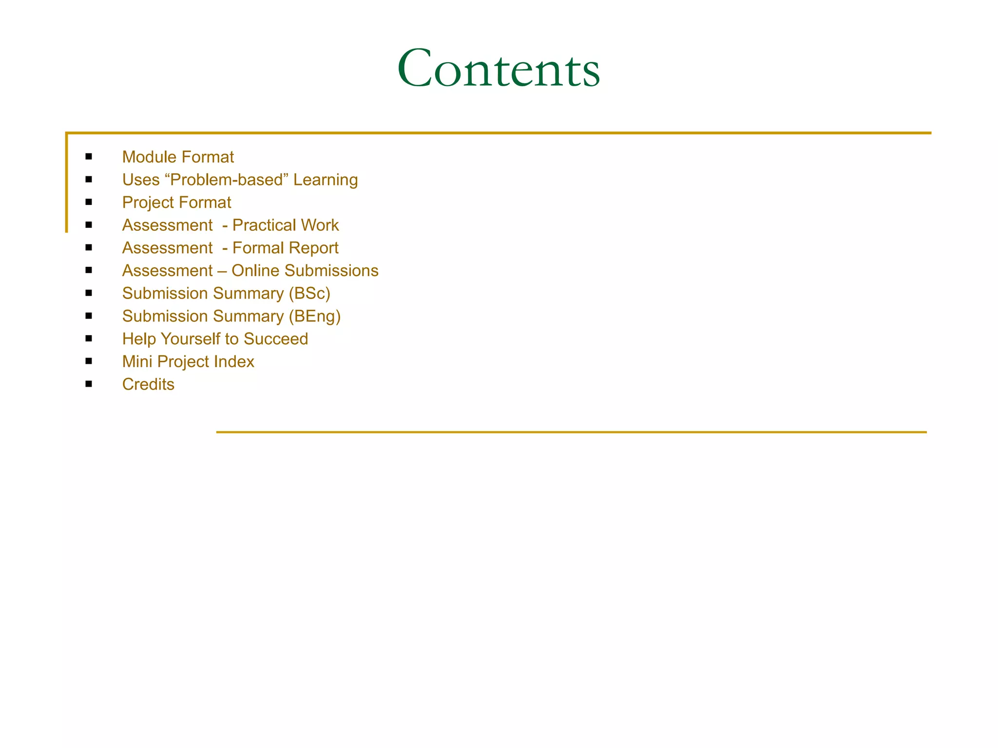 Mini Project- Introductory Presentation | PPT