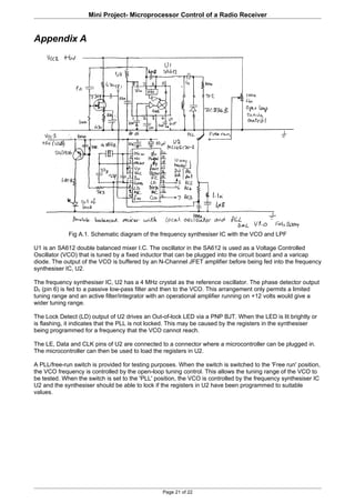 Mini Project- Microprocessor Control Of A Radio Receiver | DOC