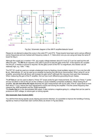 Mini Project- Radio Receiver Design | DOC