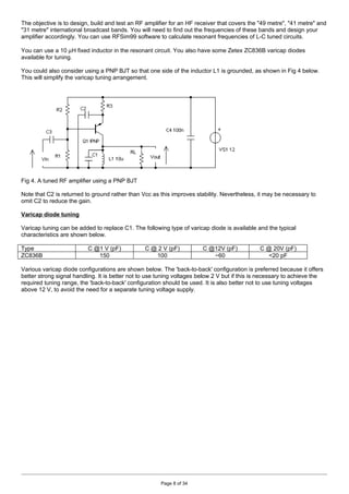 Mini Project- Radio Receiver Design | DOC