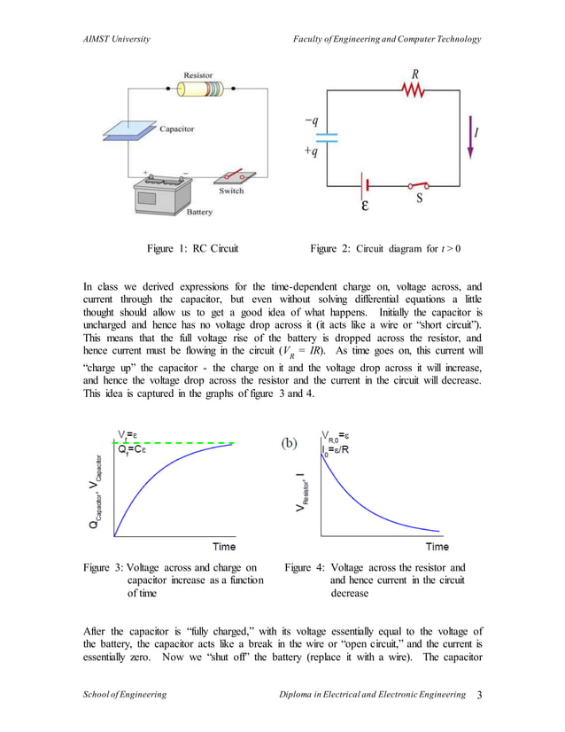 Mini Project - RC and RL Circuits | DOCX