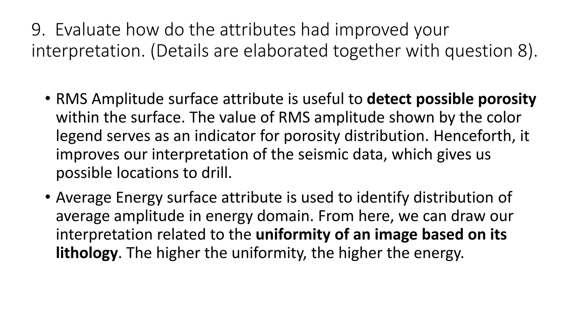Alwyn Seismic Dataset Mini project- Refael (24081) | PDF