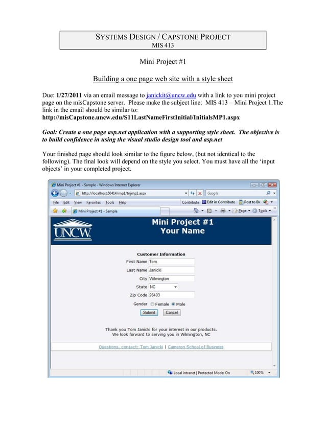 SYSTEMS DESIGN / CAPSTONE PROJECT | PDF
